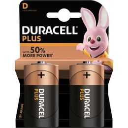 Duracell&reg; Batterie Plus, Mono D, 1,5 V, 2 St&uuml;ck