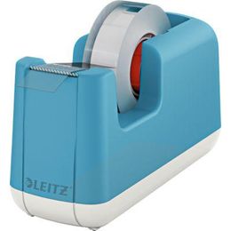 Leitz&reg; Tischabroller f&uuml;r Klebefilm Cosy, f&uuml;r Rollen mit L 33 m x B 19 mm, F&uuml;&szlig;e, inkl. Klebefilmrolle, Kunststoff, blau