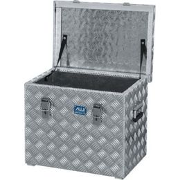 ALUTEC Transportkiste, Aluminium-Riffelblech, mit Fangb&auml;nder, 70 l
