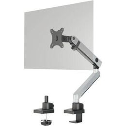 Durable Monitorhalter Select Plus, f&uuml;r 1 Monitor bis 32", mit Tischbefestigung, dreh-/schwenk-/h&ouml;henverstellbar, VESA-kompatibel, silber