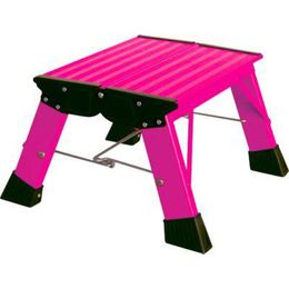 Krause Klapptritt Treppy, 1 Stufe, pink