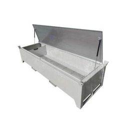 Leuchtstoffr&ouml;hrenbox Bauer SL-N 220, Stahlblech, unterfahrbar, Deckel verzinkt, herausnehmbare Trennwand, B 2300 x T 800 x H 530 mm, verzinkt