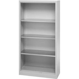 Sch&auml;fer Shop Sch&auml;fer Shop Select Regalschrank MS, 4 OH, B 800 x T 400 x H 1584 mm, Stahlblech, Wei&szlig;aluminium