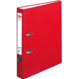 Herlitz Ordner maX.file protect, DIN A4, R&uuml;ckenbreite 50 mm, rot