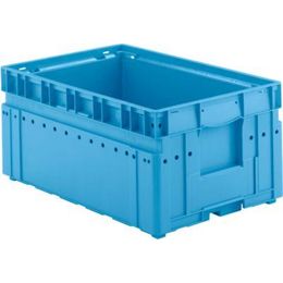 Sch&auml;fer Shop Kleinladungstr&auml;ger C-KLT 6428, Polypropylen, B 600 x T 400 mm, bis 50 kg, hellblau