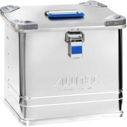 Transportbox ALUTEC INDUSTRY 27, Aluminium, 27 l, L 380 x B 280 x H 344 mm, mit Stapelecken, stabiler Deckel