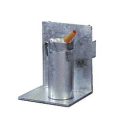Kannentr&auml;ger f&uuml;r CEMO Fassregal Typ 400 und 800, Stahl verzinkt, Stellfl&auml;che B 185 x T 110 mm