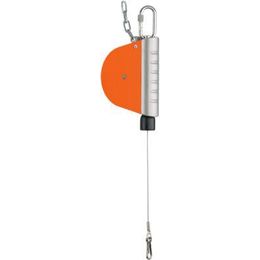 Federzug HAHN+KOLB AUTOSTAT Typ 7200, Traglast 0 bis 0,5 kg, Seilauszugsl&auml;nge bis 1600 mm, R&uuml;ckholer, Absturzsicherung, Spezialkunststoff, orange