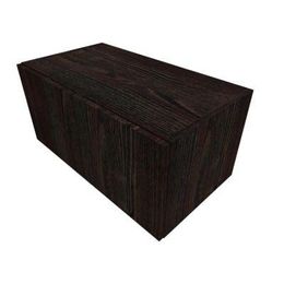 Fl&uuml;gelt&uuml;renschrank SOLUS PLAY, 1 Ordnerh&ouml;he, grifflos, B 800 x T 440 x H 374 mm, Mooreiche