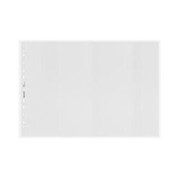 Leitz&reg; Prospekth&uuml;llen Recycle, DIN A3, Universallochung, dokumentenecht, 100 % recycelbar, transparent, 25 St&uuml;ck