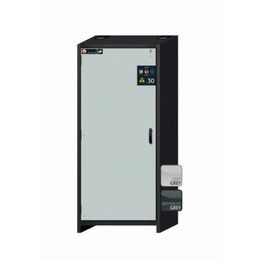 Sicherheitsschrank Typ 30 ASECOS Q-CLASSIC-30, Fl&uuml;gelt&uuml;r, Anschlag links, Front Lichtgrau, B 864 x T 620 x H 1947 mm