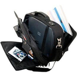 LIGHTPAK&reg; Notebook-Tasche ARCO, geeignet f&uuml;r Laptops bis 15&Prime;, 2 F&auml;cher & Schultergurt, B 405 x T 160 x H 330 mm, Polyester, schwarz