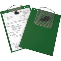 EICHNER Auftragstasche Turbo, Klettverschluss, Schl&uuml;sselfach und Dehnfalte, f&uuml;r DIN A4 Dokumente, gr&uuml;n, 10 St&uuml;ck