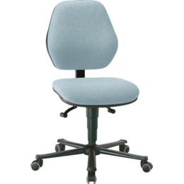 bimos Labordrehstuhl LEANOS 9133, mit Rollen, Stoffpolster, Duotec grau