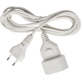 Fa.Brennenstuhl Brennenstuhl Verl&auml;ngerungskabel, 5 Meter, Kunststoff, Euro-Stecker, Euro-Kupplung, wei&szlig;