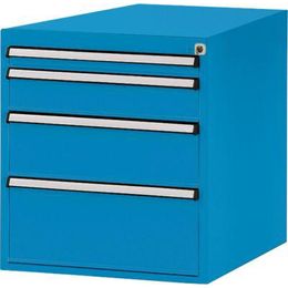Manuflex Schubladen-Unterbau, f&uuml;r T 1000 mm, lichtblau