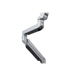 Monitorarm BakkerElkhuizen Filex Galaxy Flex Single, f&uuml;r 1 Display bis 12 kg, h&ouml;hen-& tiefenverstellbar, dreh- & neigbar, mit Tischklemme, silber