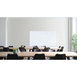 Franken Glastafel, magnethaftend, Wandmontage im Hoch- & Querformat, Sicherheitsglas, reinwei&szlig;, 1200 x 2000 mm