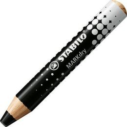Whiteboard Marker Stabilo MarkDry, Rundpsitze, 1-10 mm, schnell trocknend, 5 St&uuml;ck, schwarz