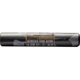 M&uuml;llbeutel Wildplastic&reg; WILDBAG, Volumen 120 l, St&auml;rke 60 &micro;m, zu 100 % recycelbar, Recycling-LDPE, transparent, 15 Rollen &agrave; 10 Beutel