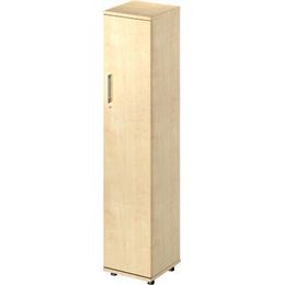 Sch&auml;fer Shop Sch&auml;fer Shop Genius Fl&uuml;gelt&uuml;renschrank TETRIS WOOD, 5 OH, B 400 x T 421 x H 1910 mm, H&ouml;he inkl. Gleiter, T&uuml;r rechts
