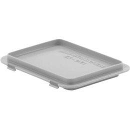Sch&auml;fer Shop Deckel mit Haken EF-DH 21 f&uuml;r Kasten im EURO-Ma&szlig;, grau