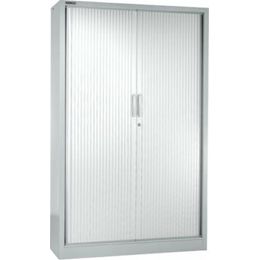 Sch&auml;fer Shop Sch&auml;fer Shop Select Rollladenschrank MS iCONOMY, Stahl, 5 Ordnerh&ouml;hen, B 1200 x T 400 x H 1935 mm, wei&szlig;aluminium RAL 9006