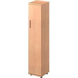 Sch&auml;fer Shop Sch&auml;fer Shop Genius Fl&uuml;gelt&uuml;renschrank TETRIS WOOD, 5 OH, B 400 x T 421 x H 1910 mm, H&ouml;he inkl. Gleiter, T&uuml;r rechts