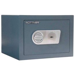 Rottner Wertschutzschrank Samoa 40, Doppelbartschloss, EN 0, 22,44 Liter, Stahl, anthrazit