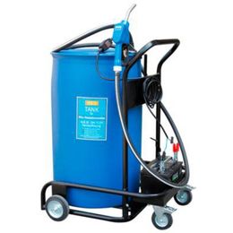 CEMO Fahrbares Fasspumpenset Bluetroll Mobil f&uuml;r AdBlue&reg;, CENTRI SP 30 mit Transportwagen, 4 m Kabel, 4 m Schlauch, Automatik-Zapfpistole, 25 l/min