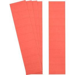 Steckkarten f&uuml;r Ultradex Stecktafeln Planrecord, beschreibbar, B 70 x H 32 mm, Karton, rot, 90 St&uuml;ck