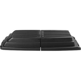 Rubbermaid Deckel Tilt Truck f&uuml;r Tilt Truck 0,8 m&sup3; (760 l), mit Griffen, L 1698 x B 876 x H 229 mm, schwarz