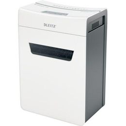 Leitz IQ 6M Protect Premium Aktenvernichter P5, Mikroschnitt 2 x 15 mm, 18 l, 6 Blatt Schnittleistung, Anti-Papierstau-Technologie, wei&szlig;
