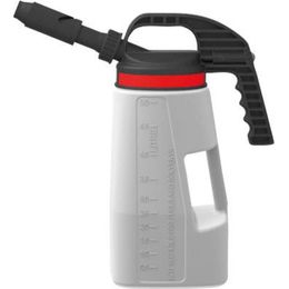 ASECOS Abf&uuml;llkanne, Polyethylen, mit Auslauf kurz/lang, 5 l Volumen