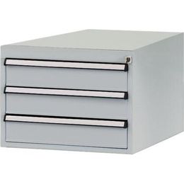 Manuflex Schubladen-Unterbau, f&uuml;r T 1000 mm, alusilber