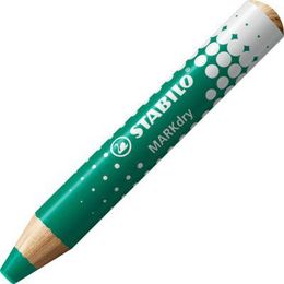 Whiteboard Marker Stabilo MarkDry, Rundpsitze, 1-10 mm, schnell trocknend, 5 St&uuml;ck, gr&uuml;n