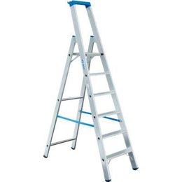 Krause Alu-Stufenstehleiter, ohne Rollen, 5 Stufen