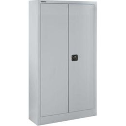 Sch&auml;fer Shop Sch&auml;fer Shop Select Materialschrank MSI 16408 , B 800 x T 400 x H 1585 mm, 3 B&ouml;den, Stahl, wei&szlig;aluminium RAL 9006