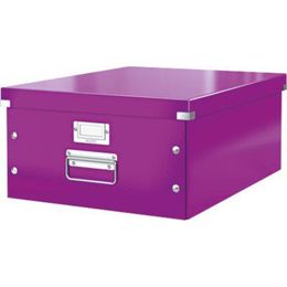 Leitz&reg; Ablage- und Transportbox Serie Click + Store, gro&szlig;, f&uuml;r DIN A3, violett