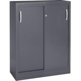 Sch&auml;fer Shop Sch&auml;fer Shop Select Schiebet&uuml;renschrank, 3 Ordnerh&ouml;hen, B 1200 mm, graphit RAL 7024
