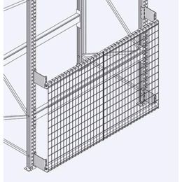 Gitterr&uuml;ckwand GRM-Set 9, Regalh&ouml;he 4700 x Regall&auml;nge 2700 mm