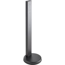 St&auml;nder f&uuml;r Sicherheitsaschenbecher, geeignet f&uuml;r alle Sicherheitsaschenbecher mit &Oslash; 90-180 mm, &Oslash; 250 x H 820 mm, Stahl, schwarz