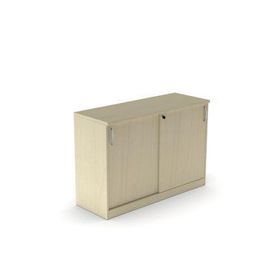 Schiebet&uuml;renschrank NEVADA, B 1200 x H 825 mm, Ahorn-Dekor