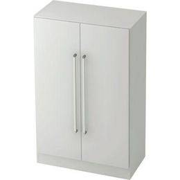 Aktenschrank TARVIS, mit Griff ohne Schloss, 3 Ordnerh&ouml;hen, B 800 x T 420 x H 1270 mm, lichtgrau