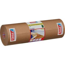 Tesa&reg; Professional Selbstklebendes Schutzpapier, chamoisgelb, 140 &micro;m, 50 m x 300 mm, 1 Rolle