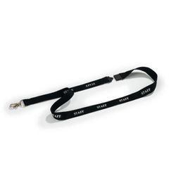 Durable Textilband mit Aufdruck STAFF, mit Sicherheitsverschluss u. Karabiner, L 440 x B 20 mm, 10 St&uuml;ck