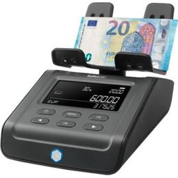 Geldwaage SAFESCAN 6165 G3, f&uuml;r M&uuml;nzen & Banknoten, 13 vorinstallierte W&auml;hrungen, Additions- & Druckfunktion