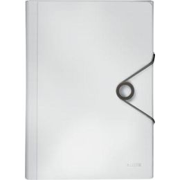 Projektmappe Leitz Solid, 5 F&auml;cher, 1 Zusatzfach, Format DIN A4, wei&szlig;