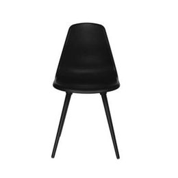 Schalenstuhl Topstar&reg; T 2020, 4-Fu&szlig;, desinfektionsmittelbest&auml;ndig, ohne Armlehnen, schwarz/schwarz