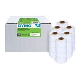 Adressetiketten Dymo&reg; S0722360, 28 x 89 mm, f&uuml;r Internetmarken, permanenthaftend, Papier, wei&szlig;, 24 Rollen mit jeweils 130 St&uuml;ck